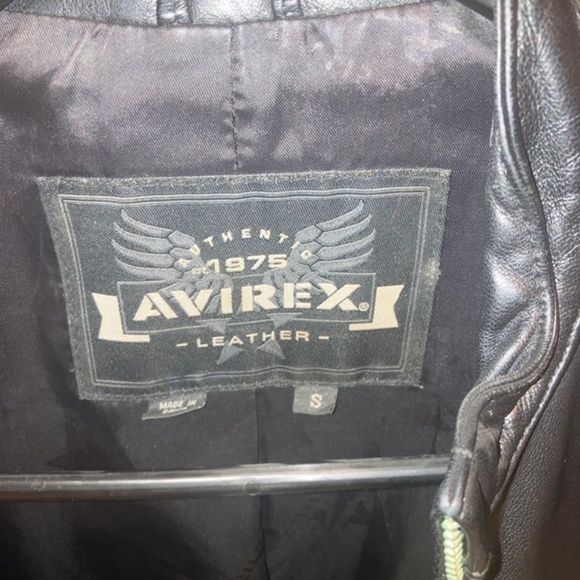 Avirex | Jackets & Coats | Vintage Avirex Ladies Leather Skirt Outfit ...